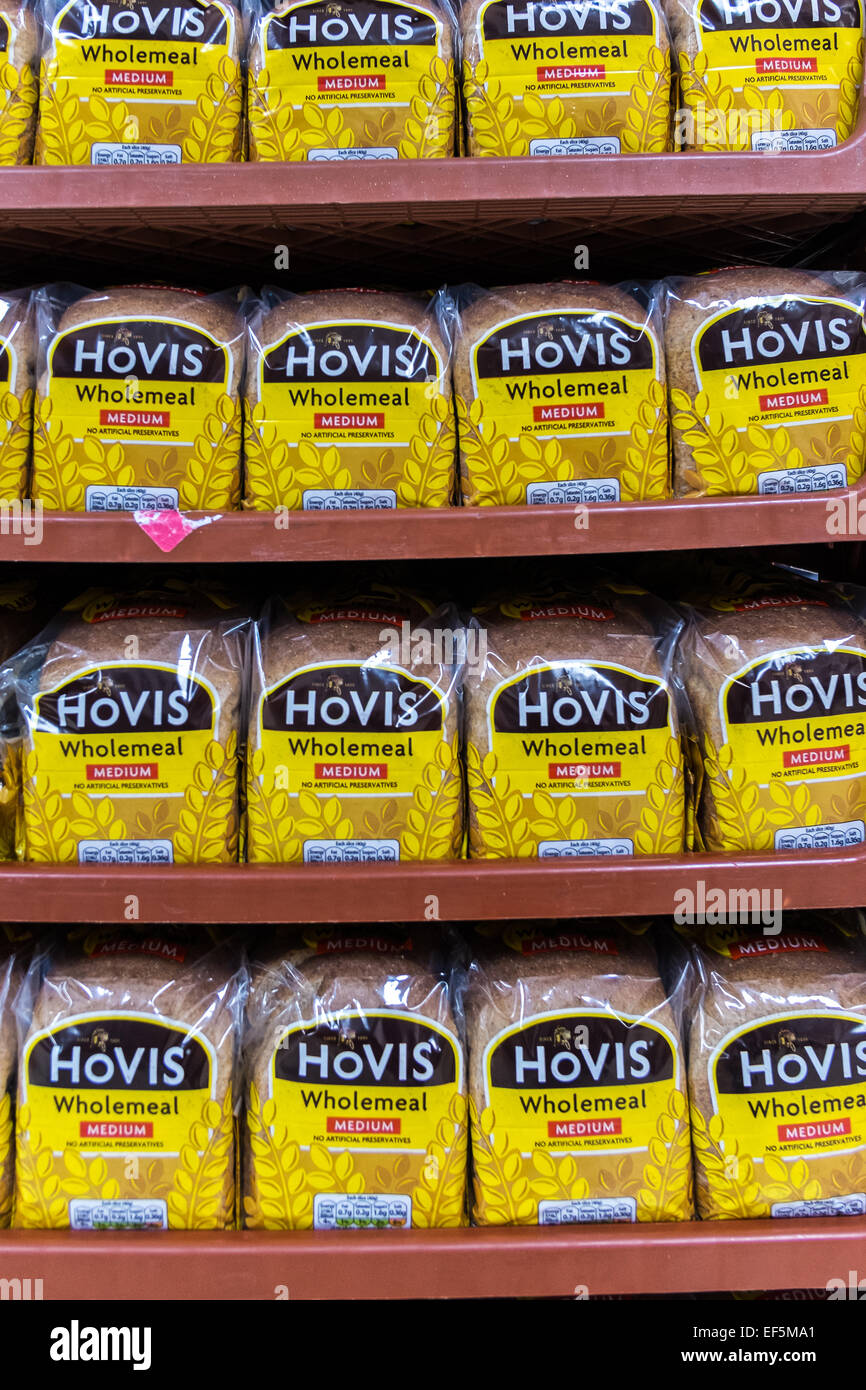 Tesco bread aisle hi-res stock photography and images - Alamy