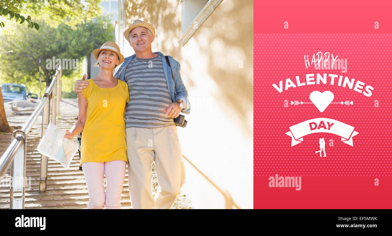 Pretty female tourist in city hi-res stock photography and images - Alamy