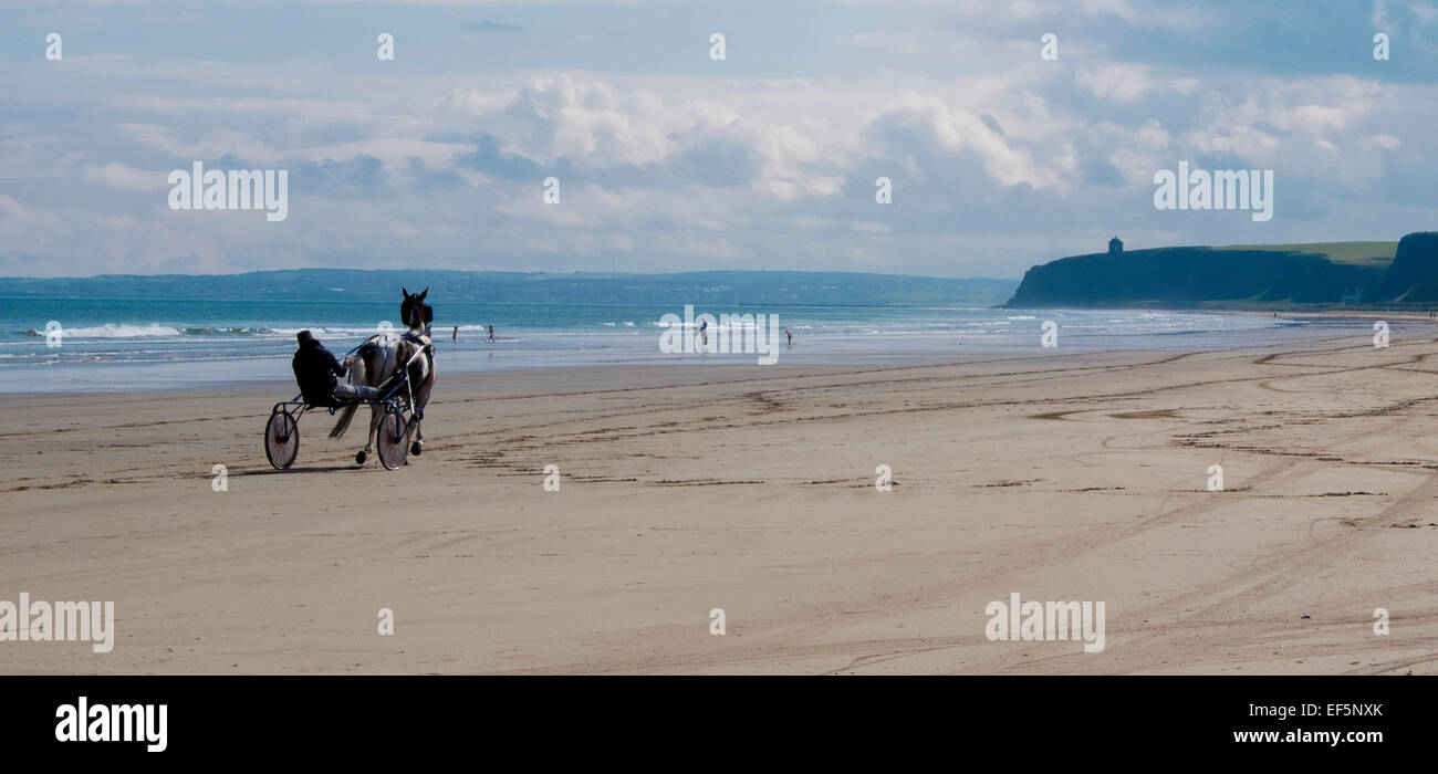 Benone Strand Northern Ireland Stock Photo - Alamy