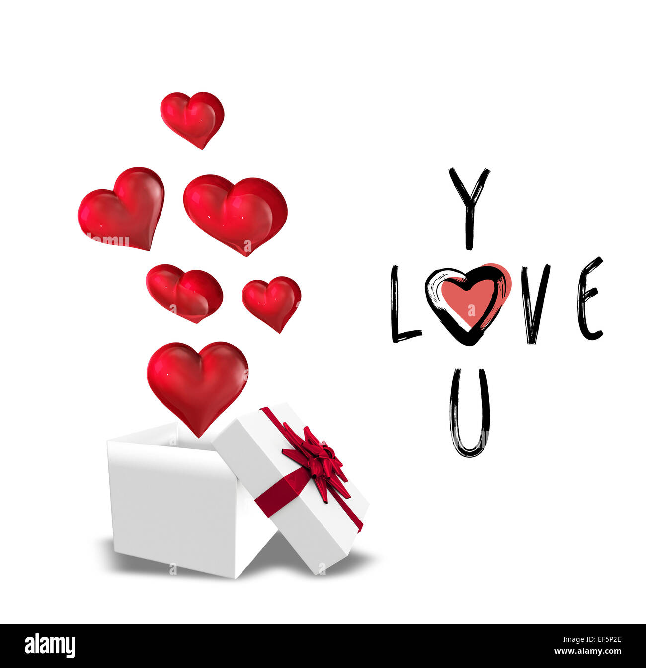 Composite image present Cut Out Stock Images & Pictures - Alamy