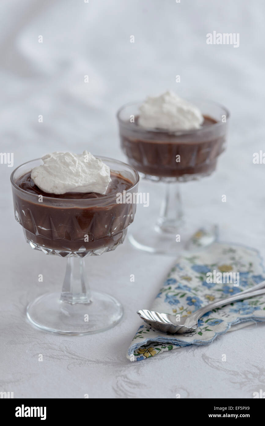 Chocolate pudding hi-res stock photography and images - Alamy
