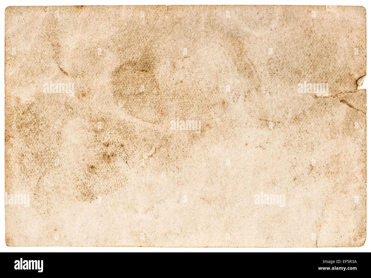 stained used paper background. grunge rustic texture Stock Photo - Alamy