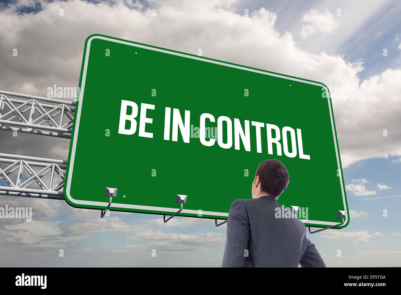 Be in control against sky Stock Photo - Alamy