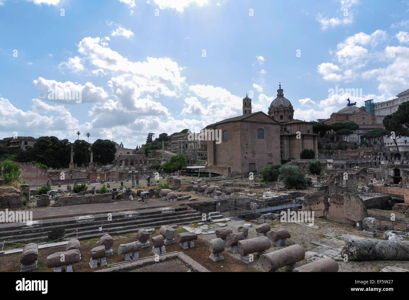 Ancient Rome ruins, Rome Italy Stock Photo - Alamy