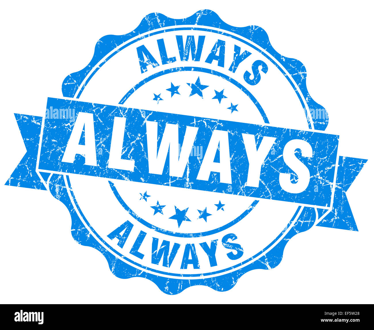 always blue vintage isolated seal Stock Photo - Alamy