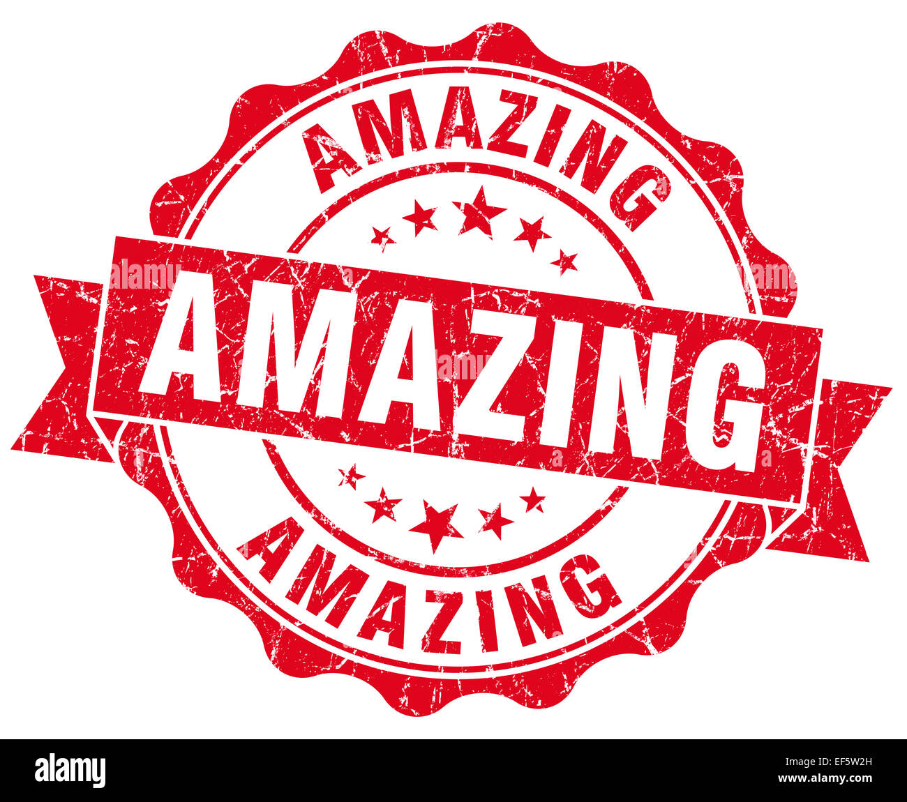 amazing red vintage isolated seal Stock Photo - Alamy