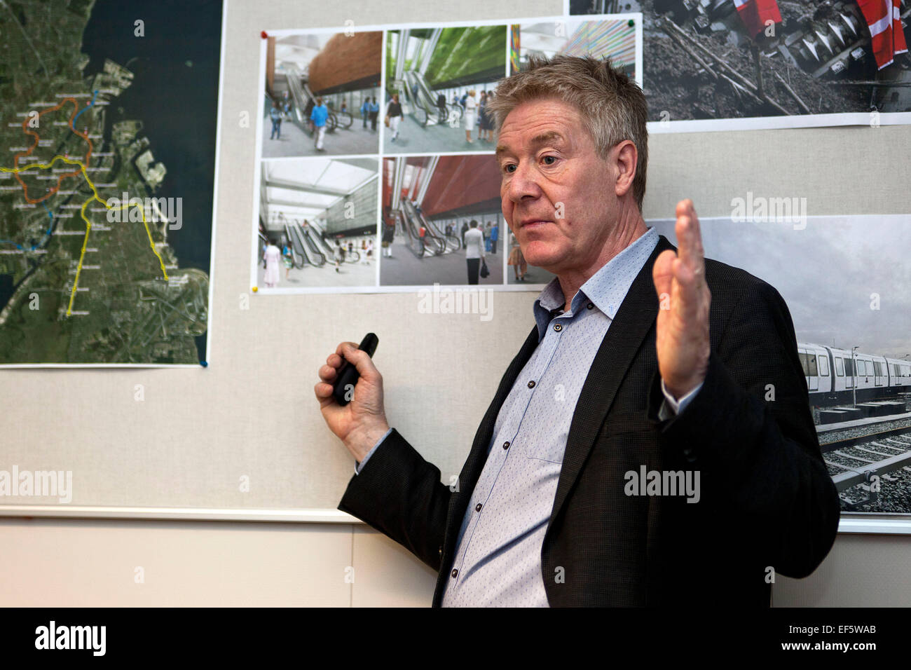 Copenhagen, Denmark, January 27, 2015: Guy Taylor, Project Director at ...