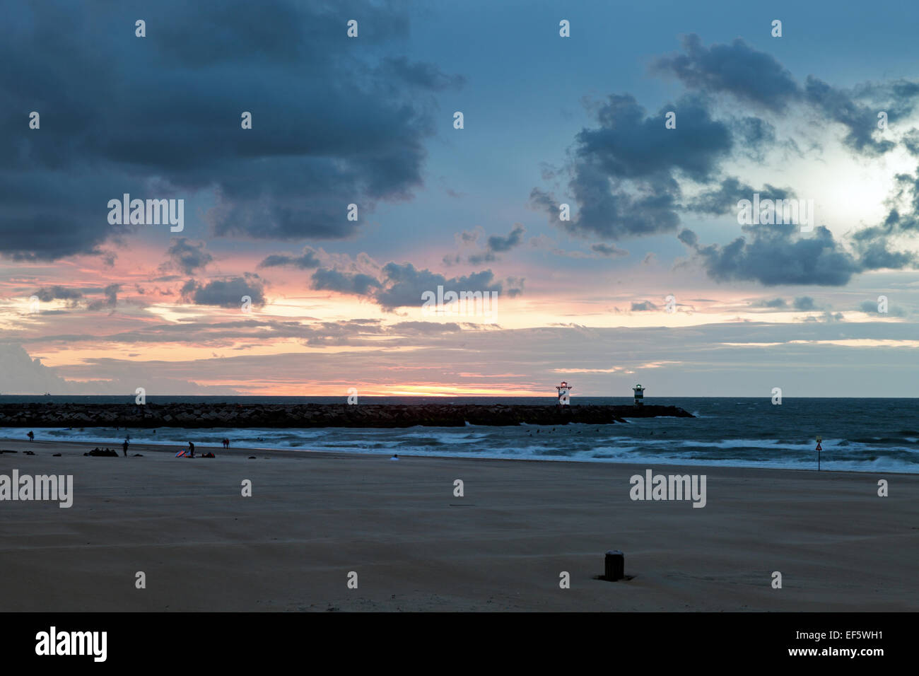 Scheveningen beach sea hi-res stock photography and images - Alamy