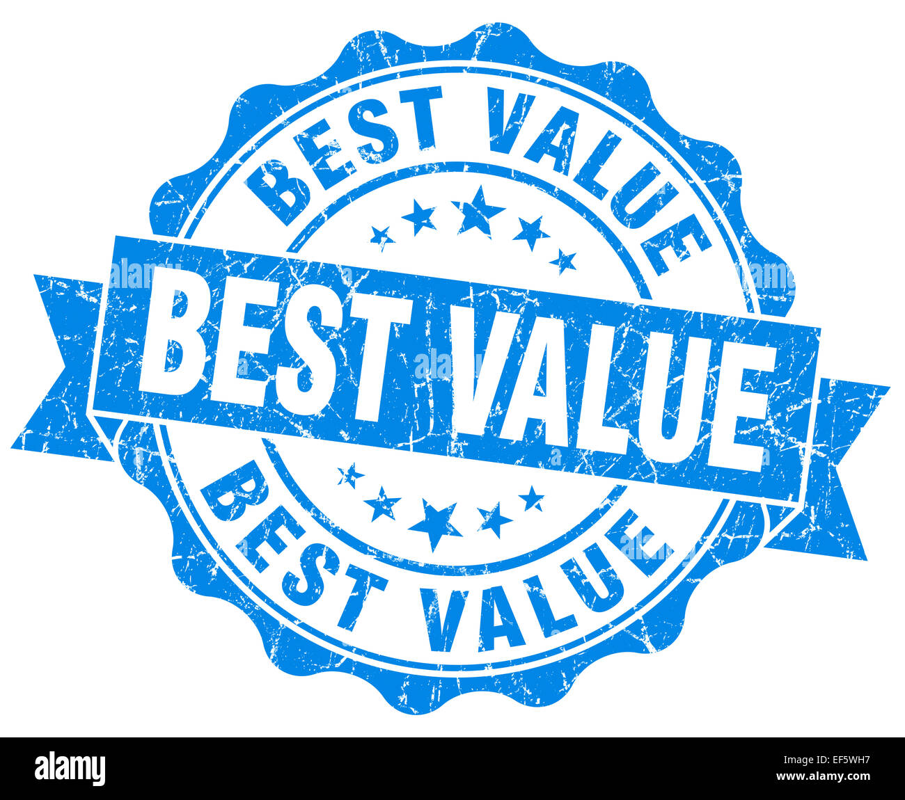 best value blue vintage isolated seal Stock Photo - Alamy