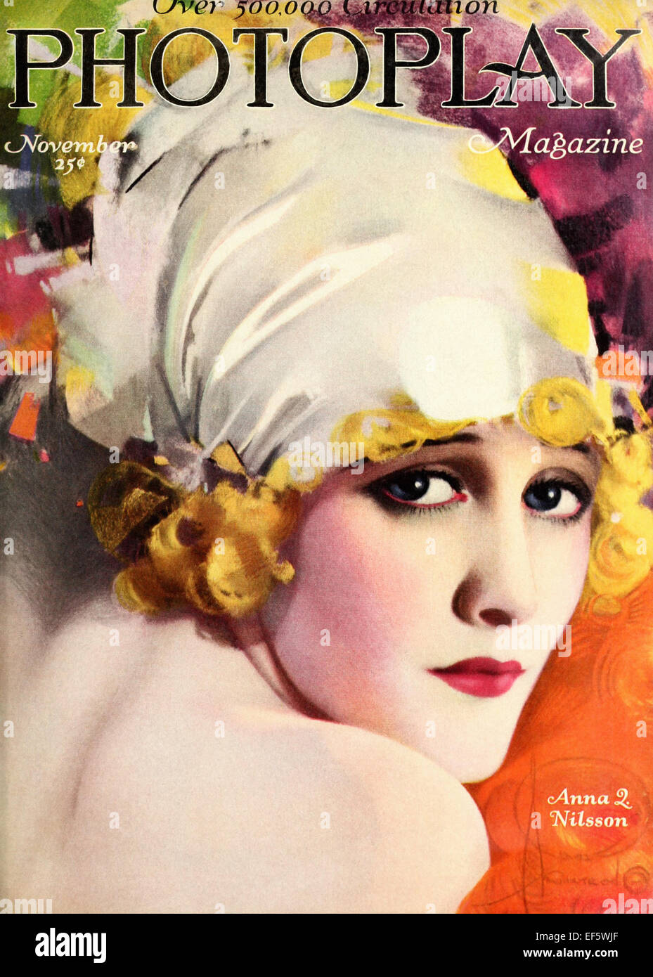 - Photoplay Magazine Cover - Anna Nilsson - October 1920 Stock Photo ... - Photoplay Magazine Cover - Anna Nilsson - October 1920 Stock Photo ...