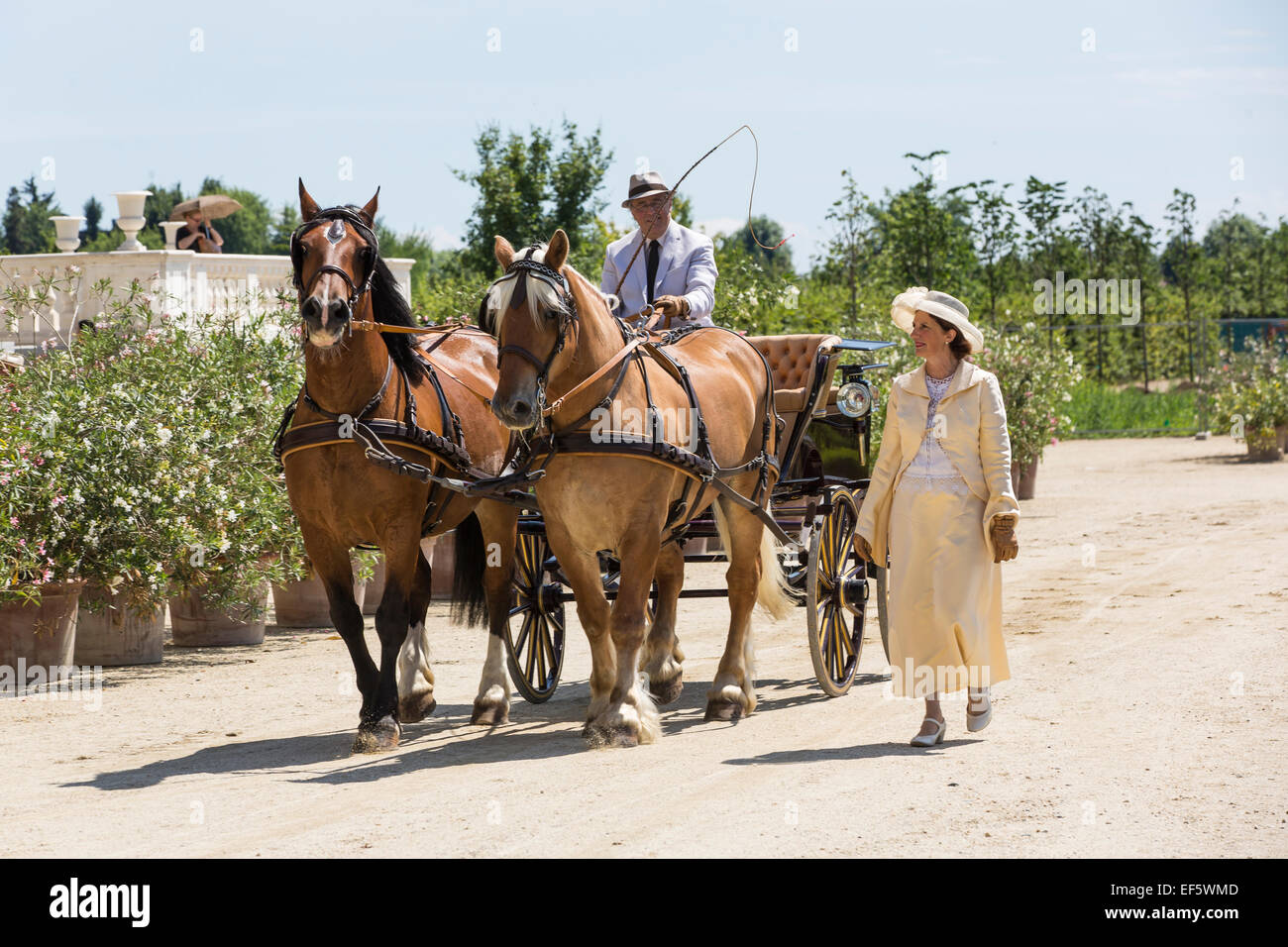 International competition for traditional carriages "La Venaria Reale ...