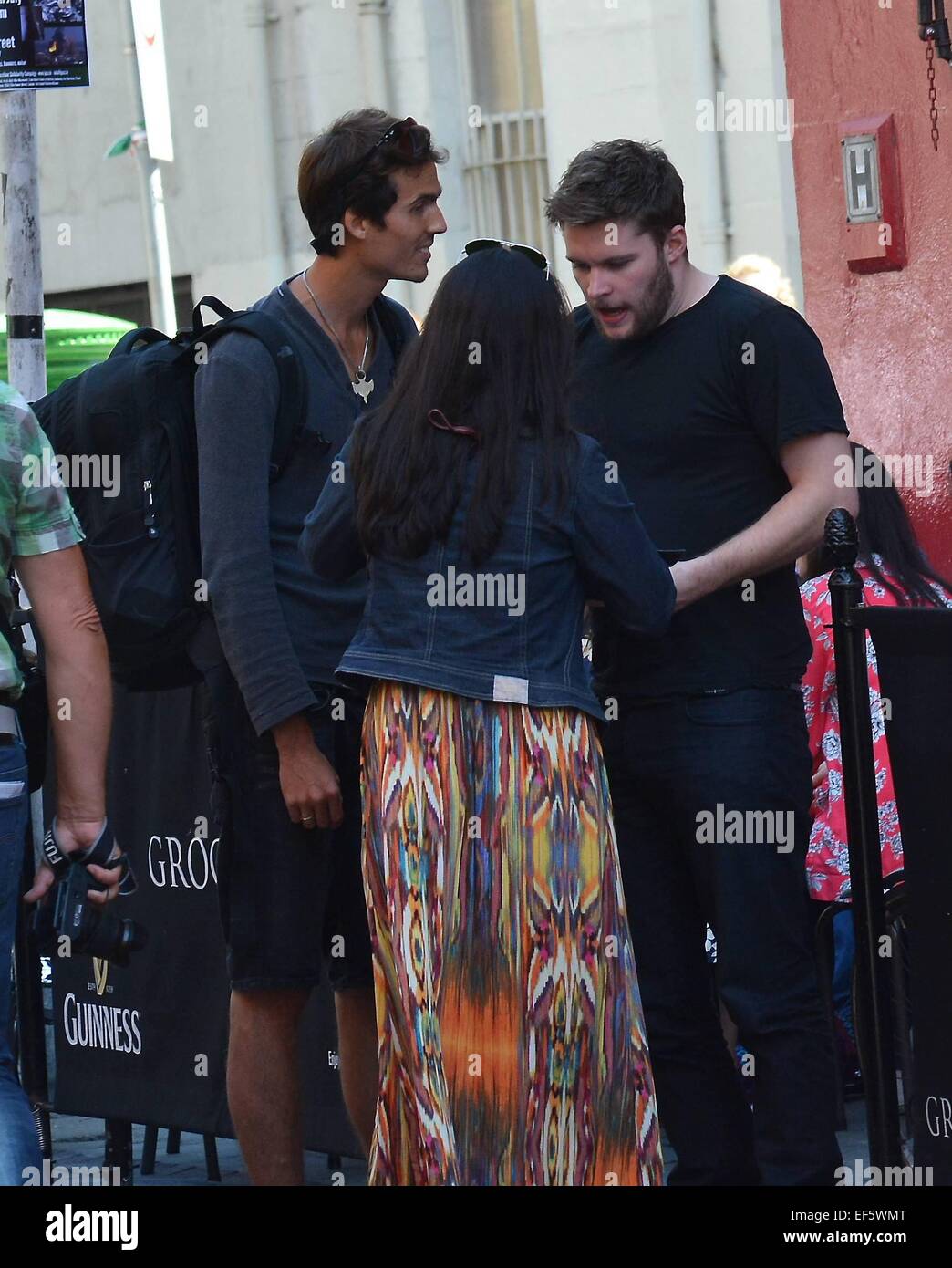 Actor Jack Reynor drinking Guinness with Irish actress and comedian ...