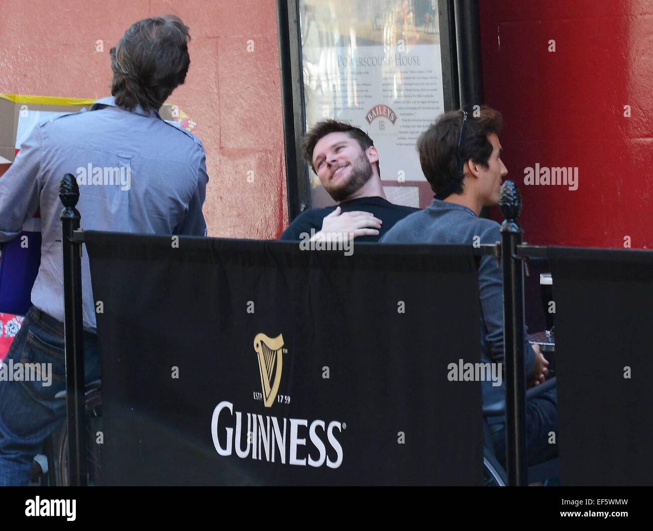 Actor Jack Reynor drinking Guinness with Irish actress and comedian ...
