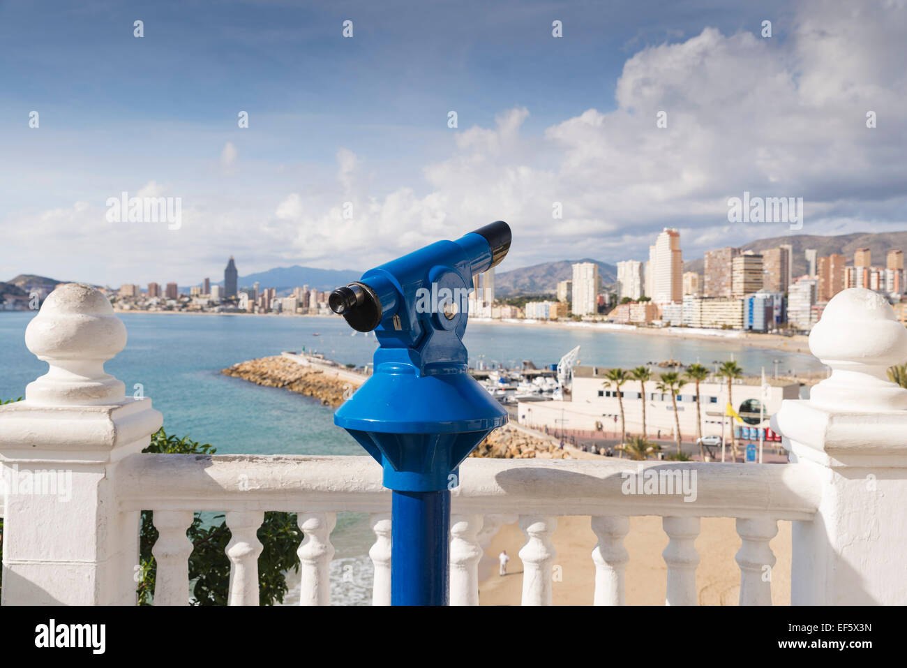 Benidorm town beach resort hi-res stock photography and images - Alamy