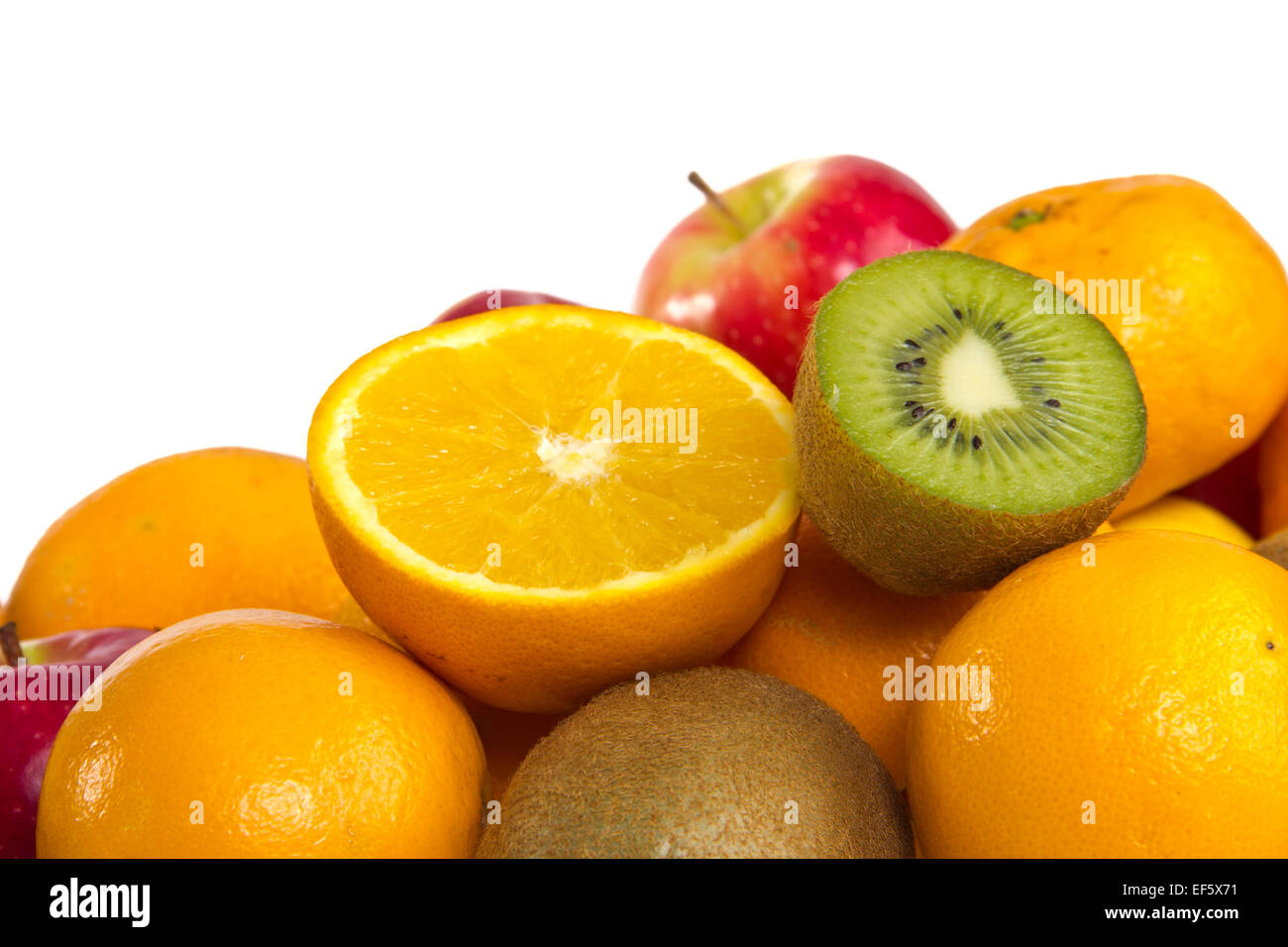 fruit close-up isolated on white background Stock Photo - Alamy