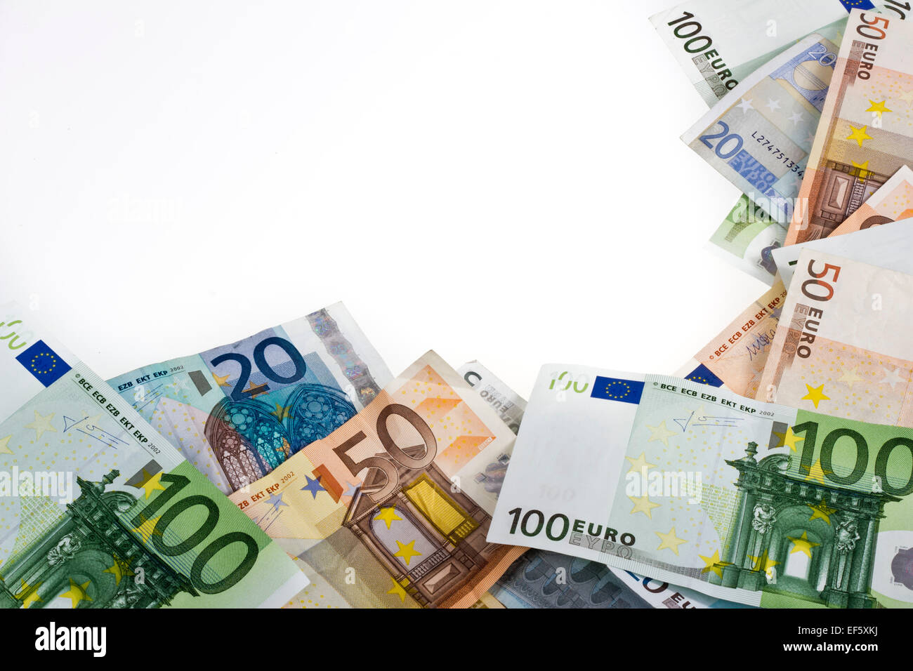 euro banknotes frame Stock Photo - Alamy