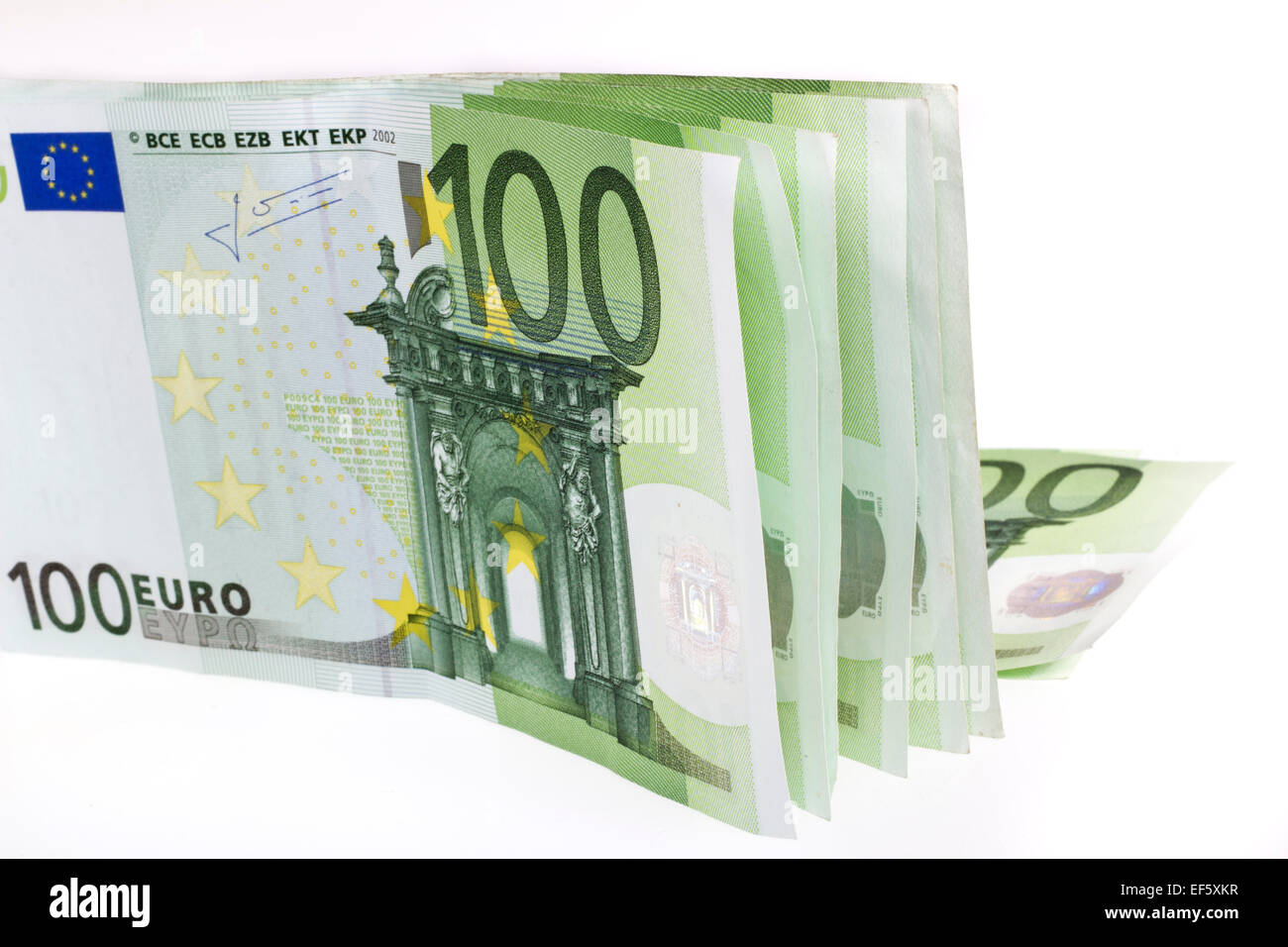 Hundred euro bill paper hi-res stock photography and images - Alamy