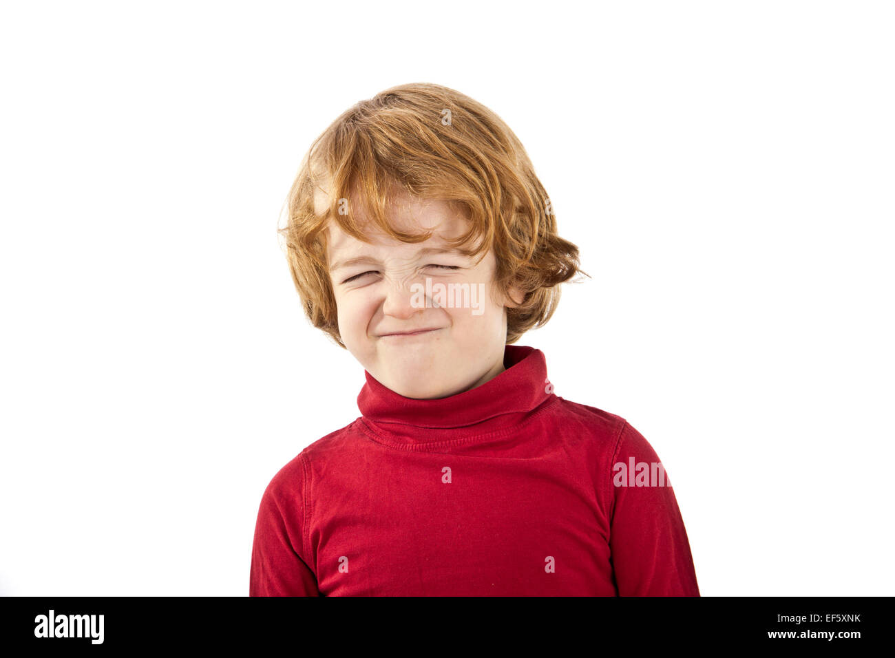 child eyes closed isolated Stock Photo - Alamy