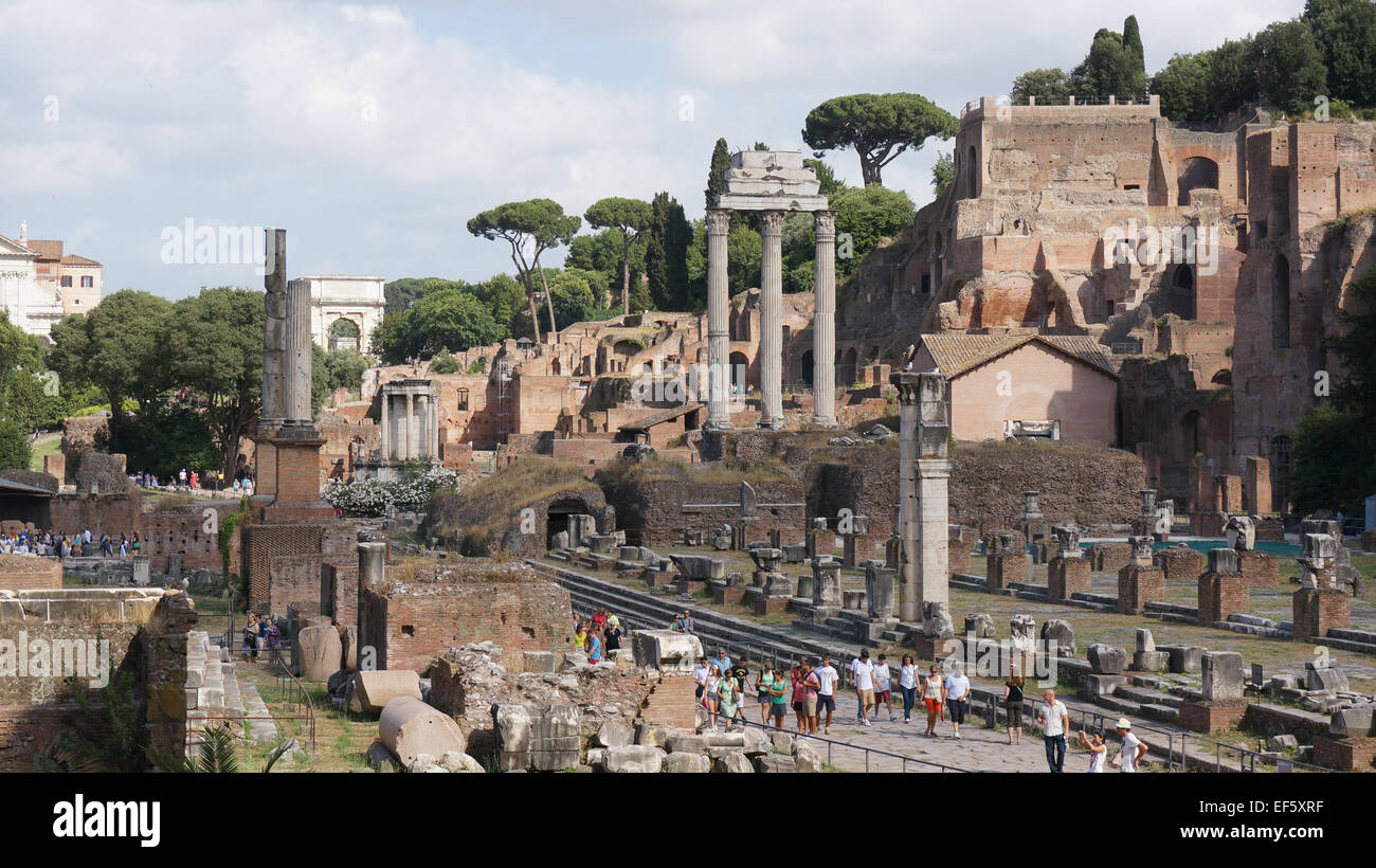 Ancient Rome ruins, Rome Italy Stock Photo - Alamy