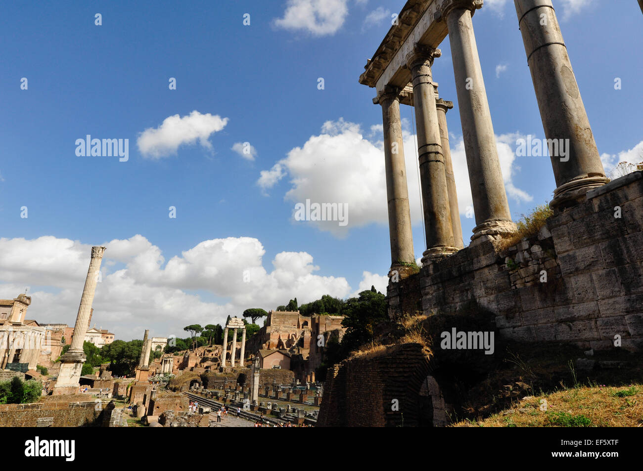 Ancient Rome ruins, Rome Italy Stock Photo - Alamy