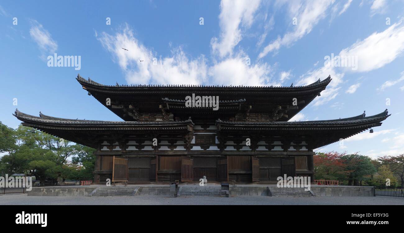 Hall at Toji Buddhist Temple in Kyoto, Japan Stock Photo - Alamy
