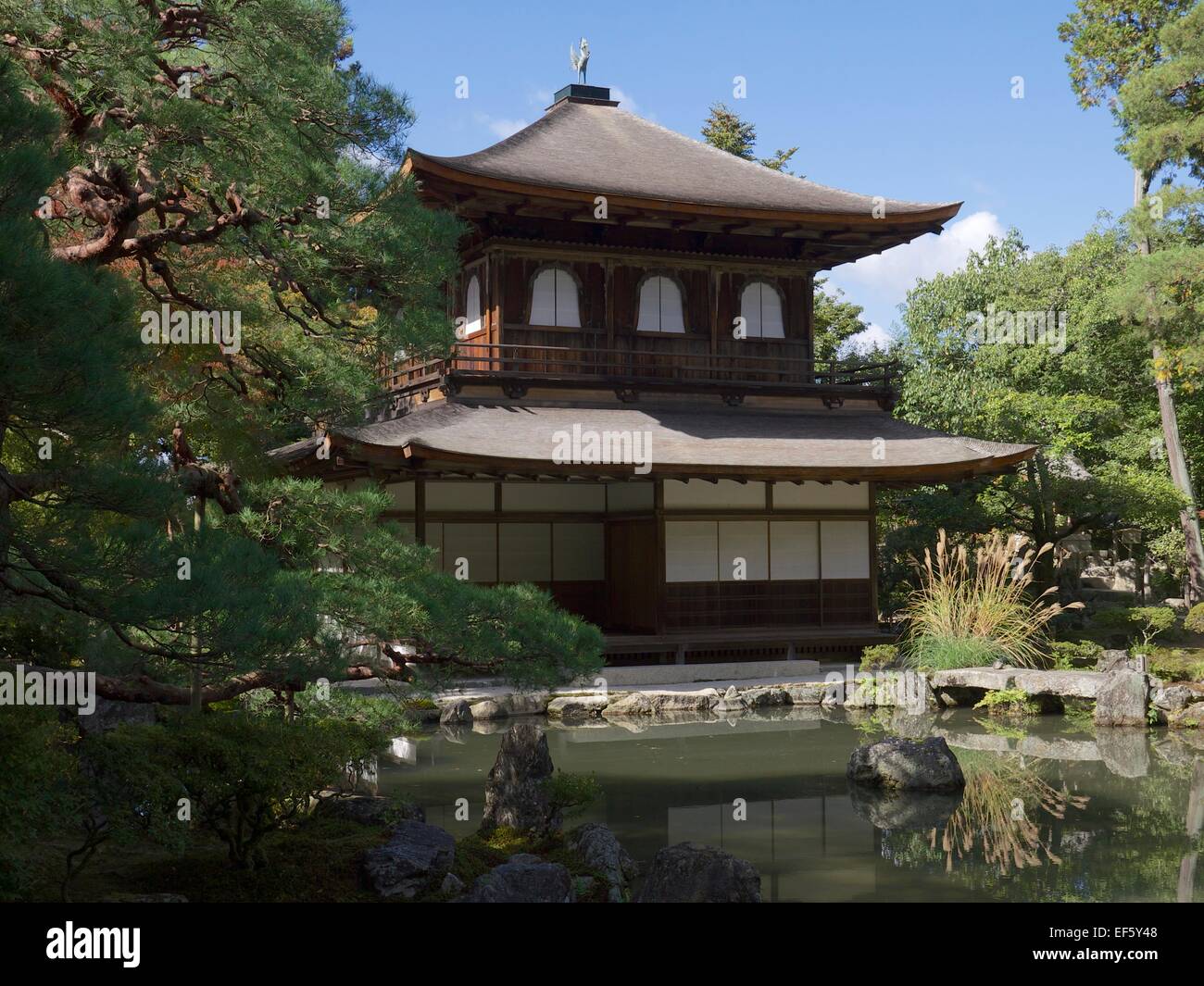 Silver Pavilion at Ginkakuji in Kyoto, Japan Stock Photo - Alamy