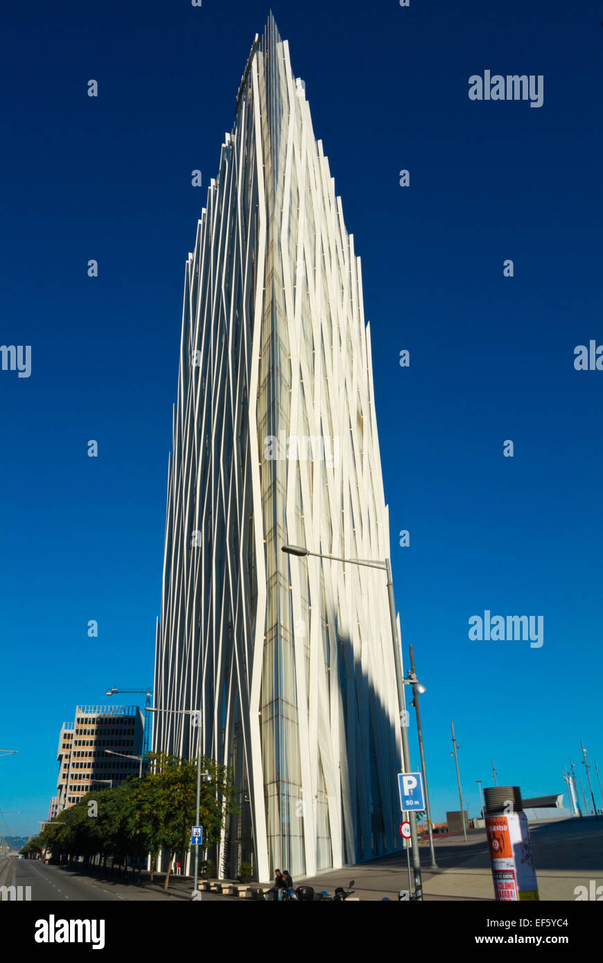 Torre Diagonal Zero Zero building, Forum area, Diagonal Mar, Sant Marti ...