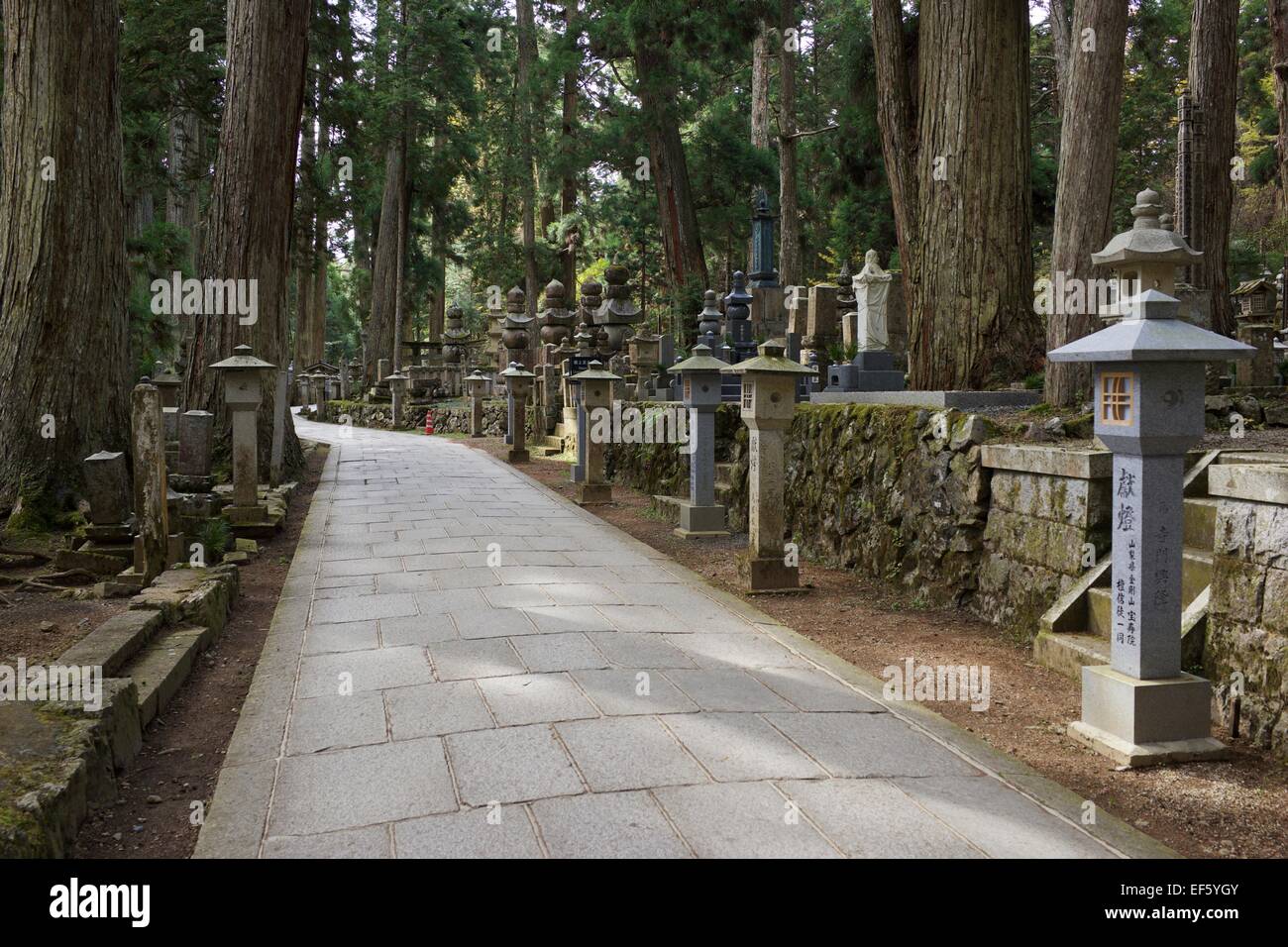 Path Through Okunoin Cemetery in Japan Stock Photo - Alamy