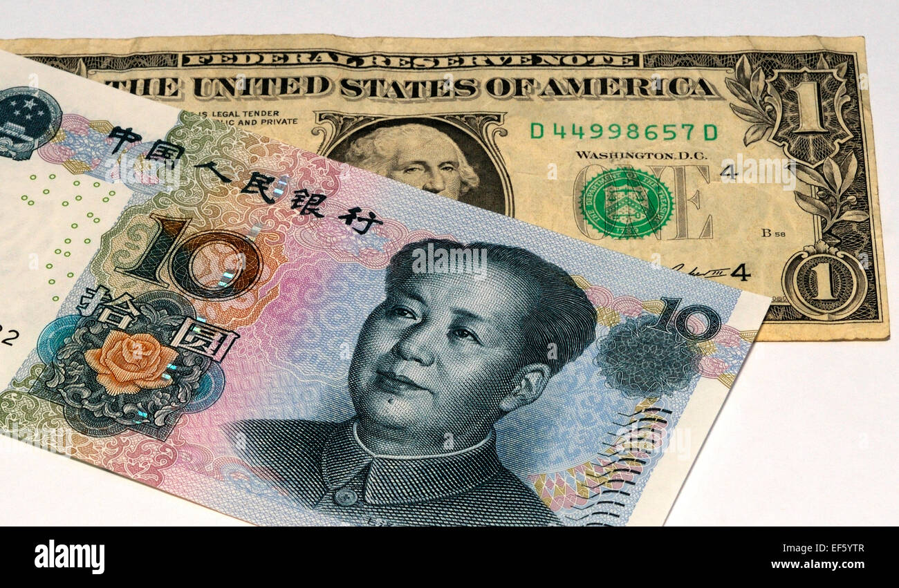 Us dollars chinese renminbi hi-res stock photography and images - Alamy