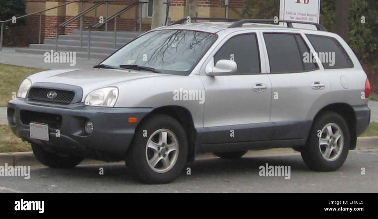 01 04 Hyundai Santa Fe Stock Photo - Alamy