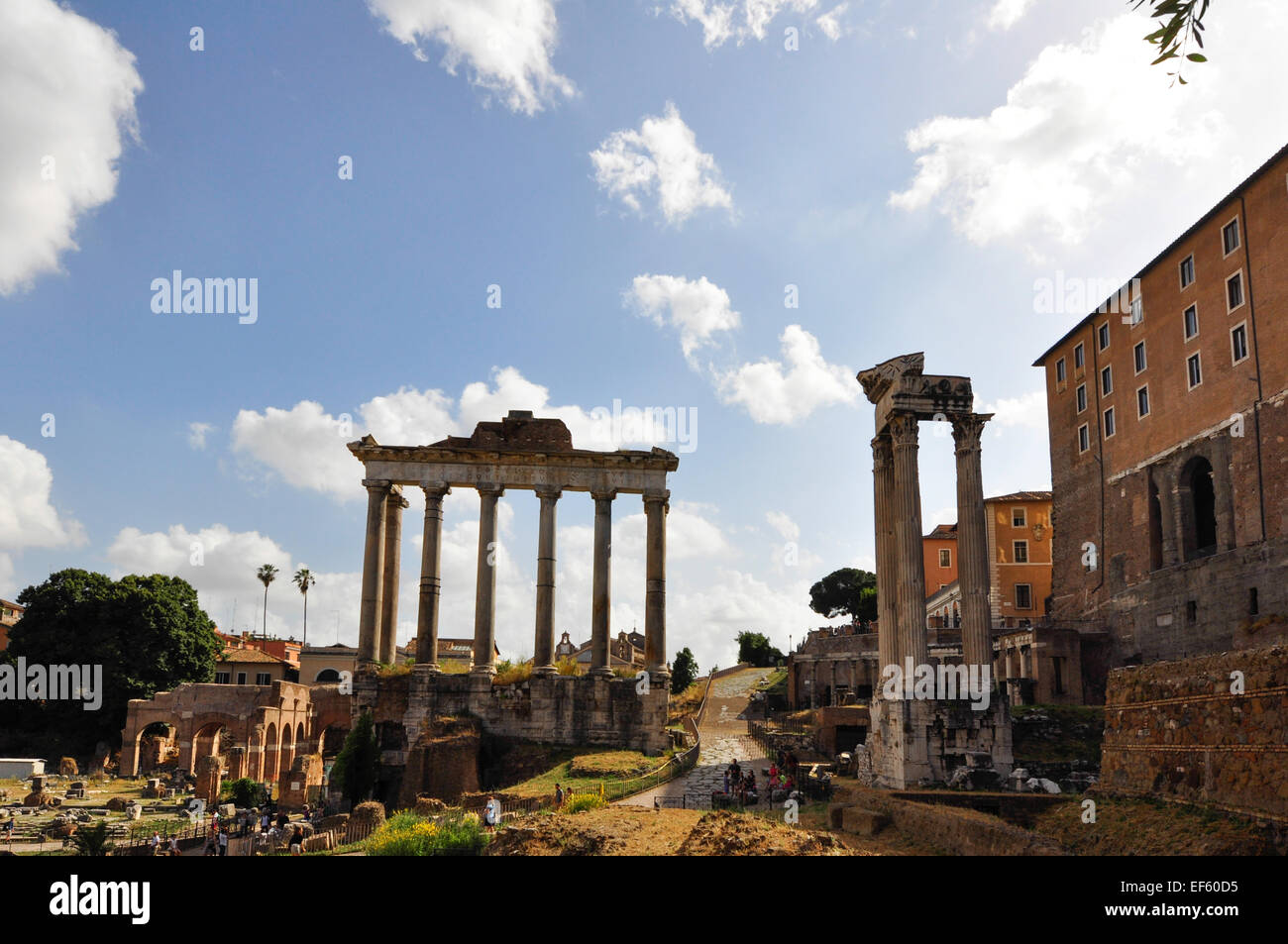 Ancient Rome ruins, Rome Italy Stock Photo - Alamy