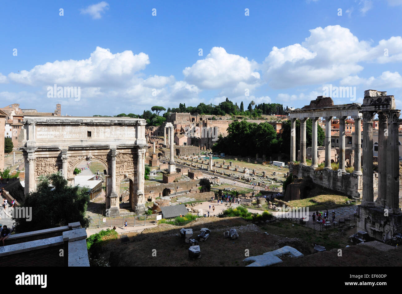 Ancient Rome ruins, Rome Italy Stock Photo - Alamy