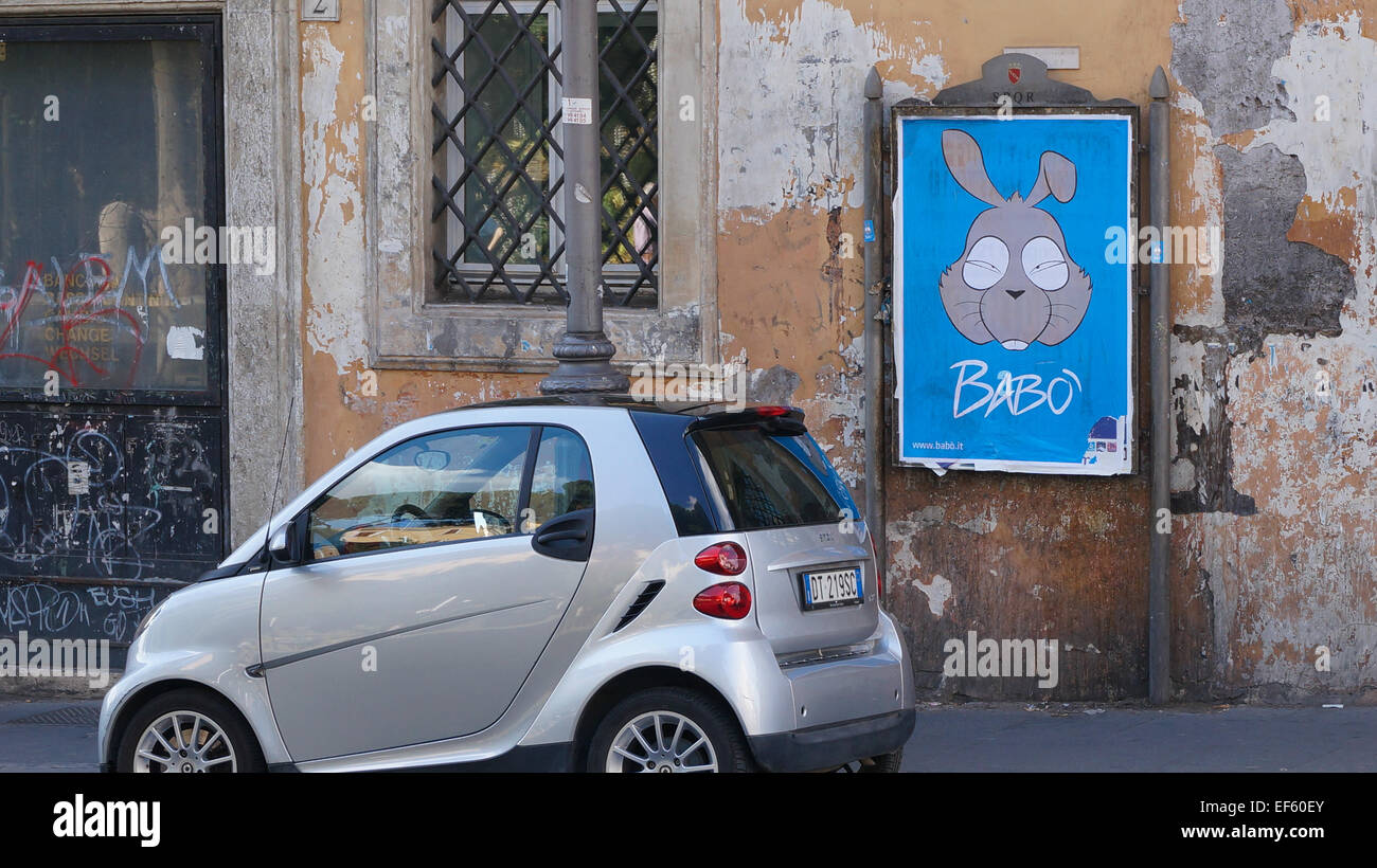 Smart Car Rome High Resolution Stock Photography and Images - Alamy
