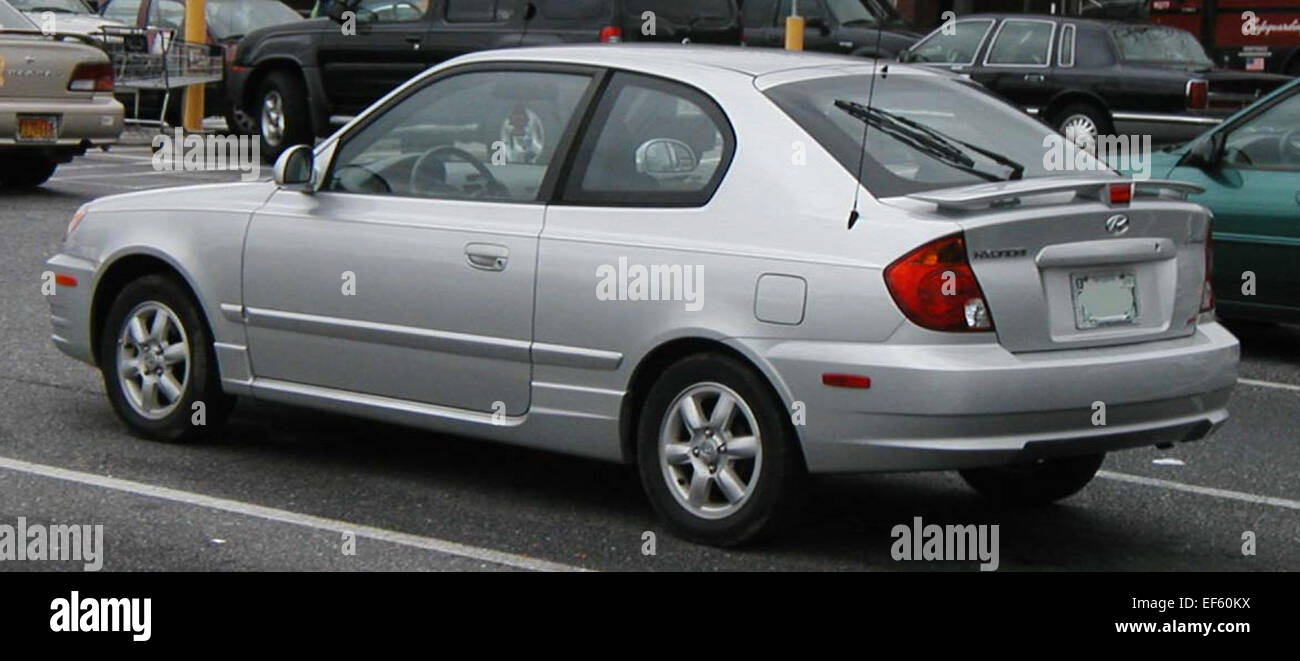 The 2003-2005 Hyundai Accent hatchback is a compact vehicle that ...