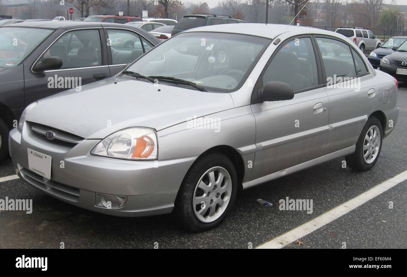 The 2003-2005 Kia Rio sedan is a compact car that offers affordability ...