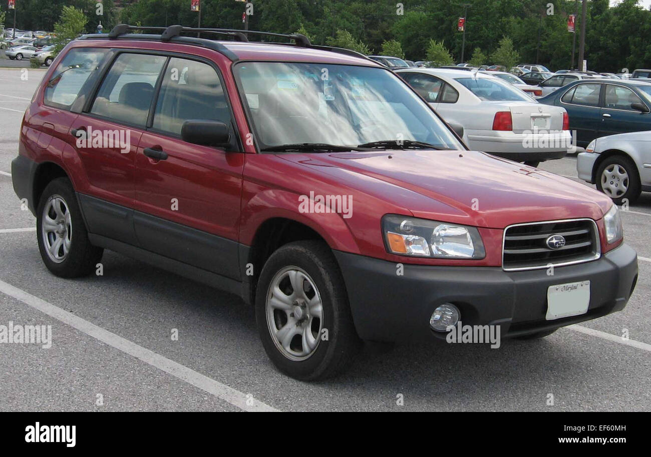 The 2003-2005 Subaru Forester X is a compact crossover SUV that offers ...