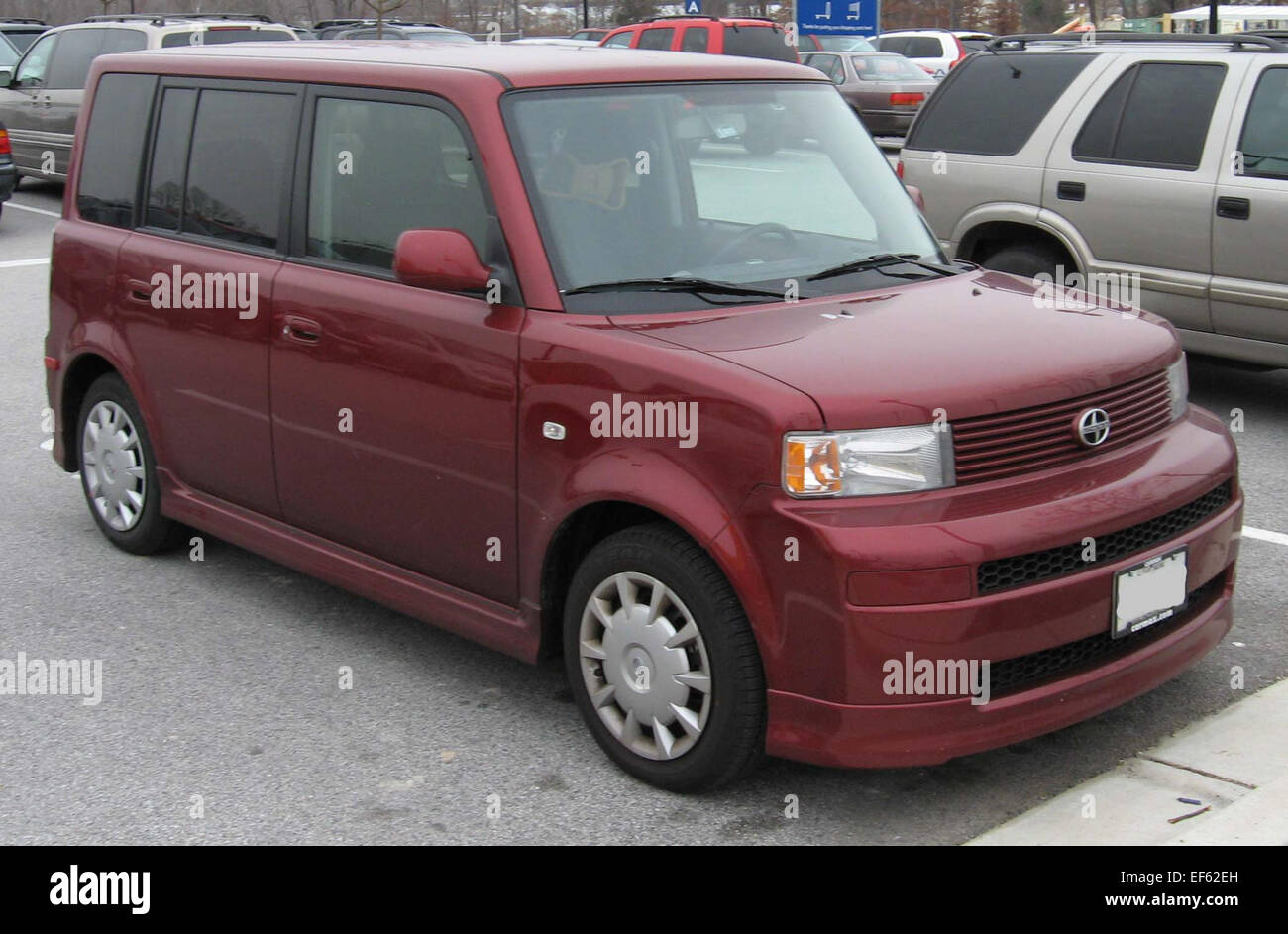 The 2006 Scion xB is a compact hatchback with a distinctive boxy design ...