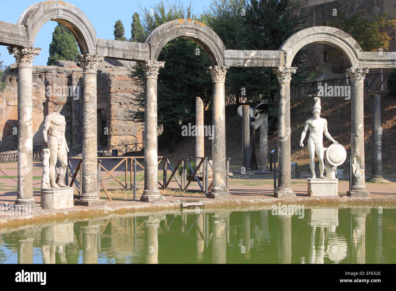 Canopus in Hadrian Villa near Rome, Italy Stock Photo - Alamy