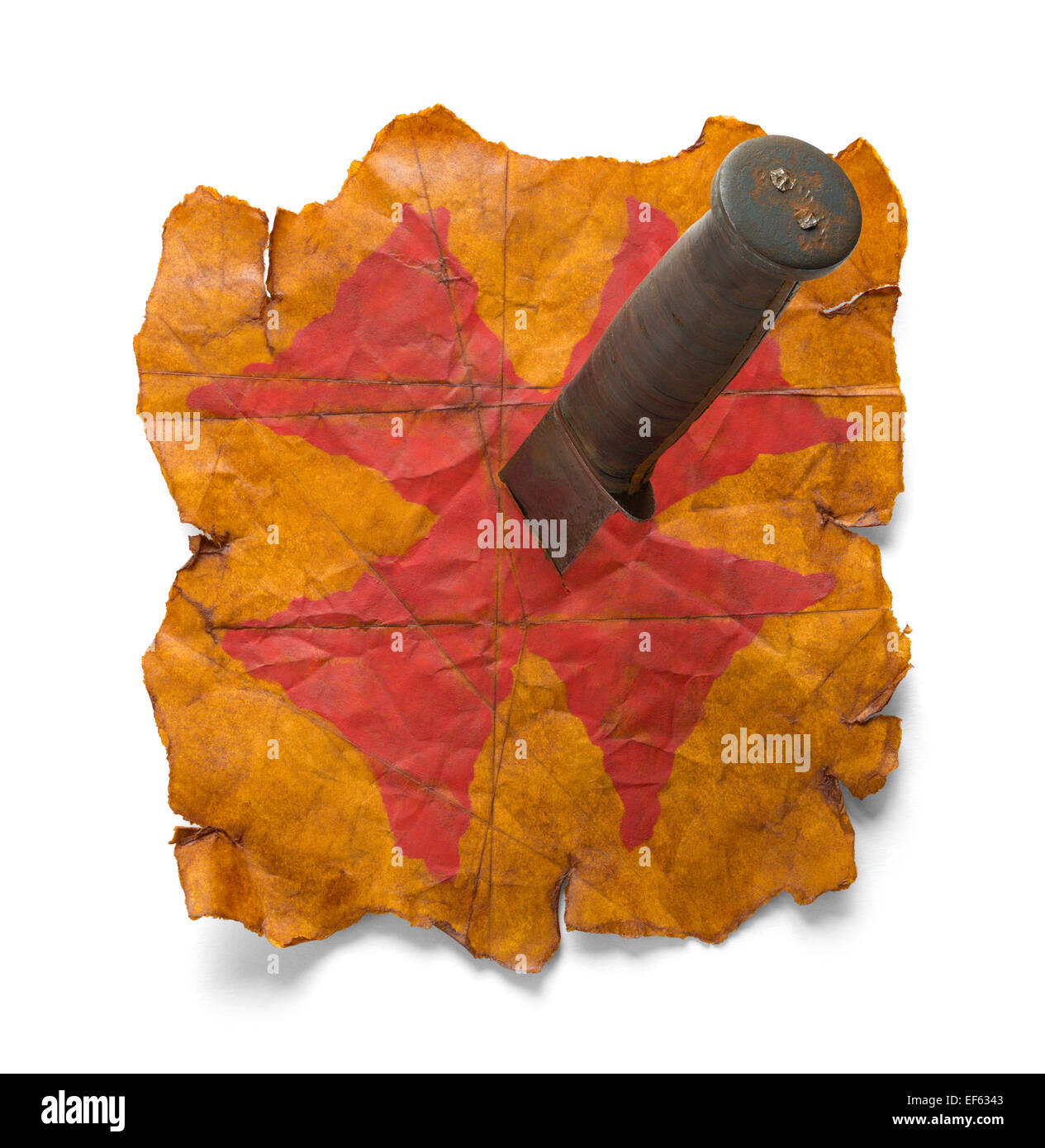 Torn ripped old map background hi-res stock photography and images - Alamy