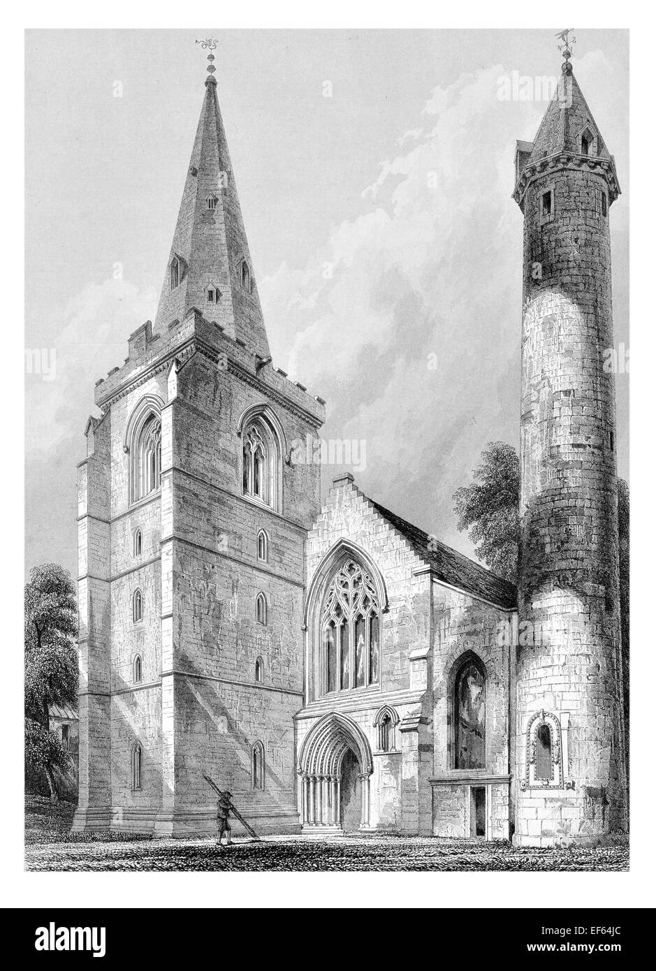 Historic old round church Cut Out Stock Images & Pictures - Alamy