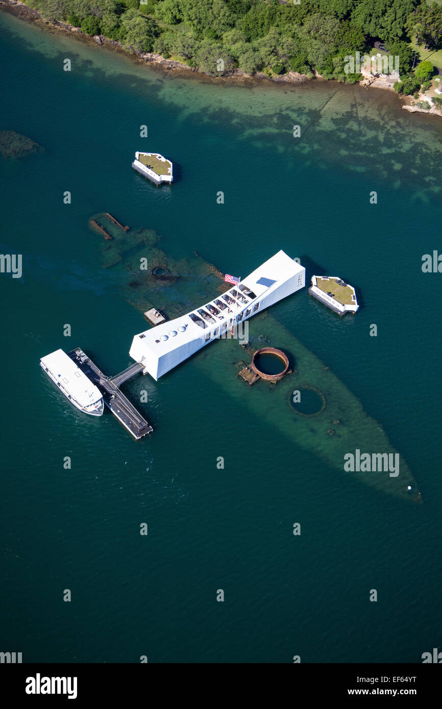 USS Arizona Memorial, Pearl Harbor, Oahu, Hawaii Stock Photo - Alamy