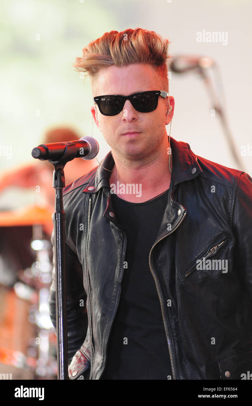 One Republic performs on 'The Today Show' for their 'Toyota Concert ...