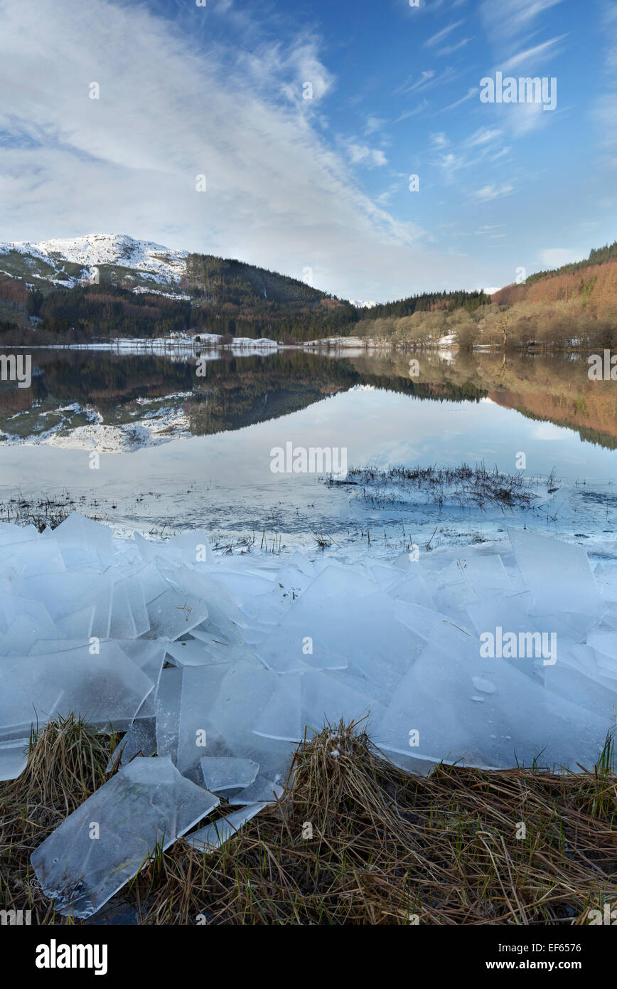 Loch Chon in the Lomond and Trossachs national park Stock Photo - Alamy