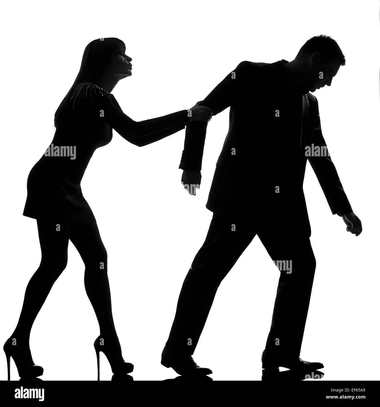 Man Leaving Women