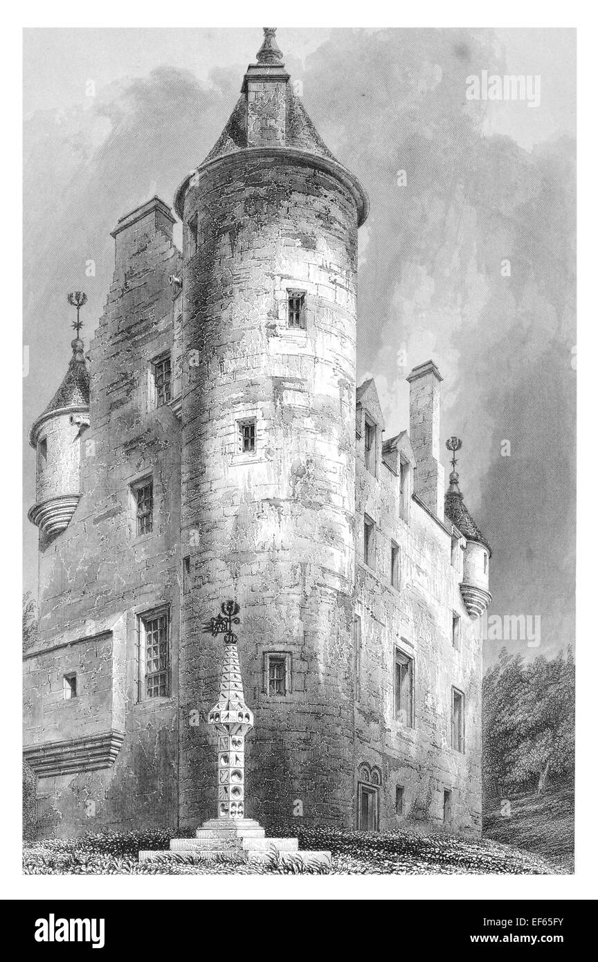 Great castle house Cut Out Stock Images & Pictures - Alamy