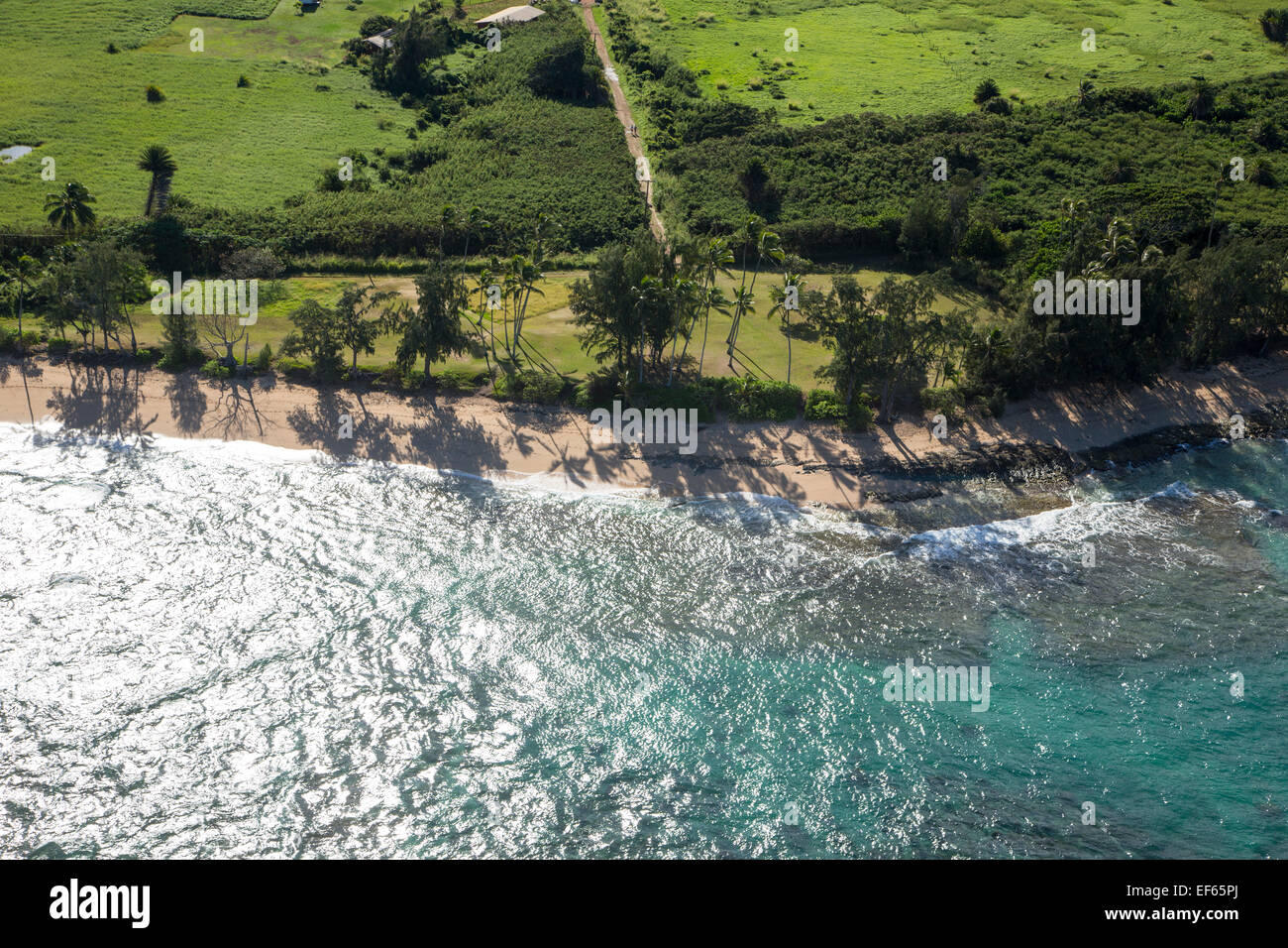 North shore oahu hawaii aerial hi-res stock photography and images - Alamy