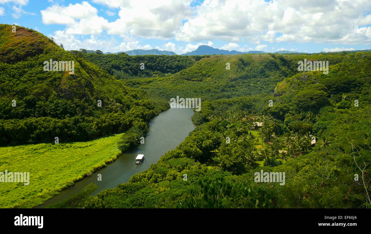Wailua River, Kauai, Hawaii Stock Photo - Alamy