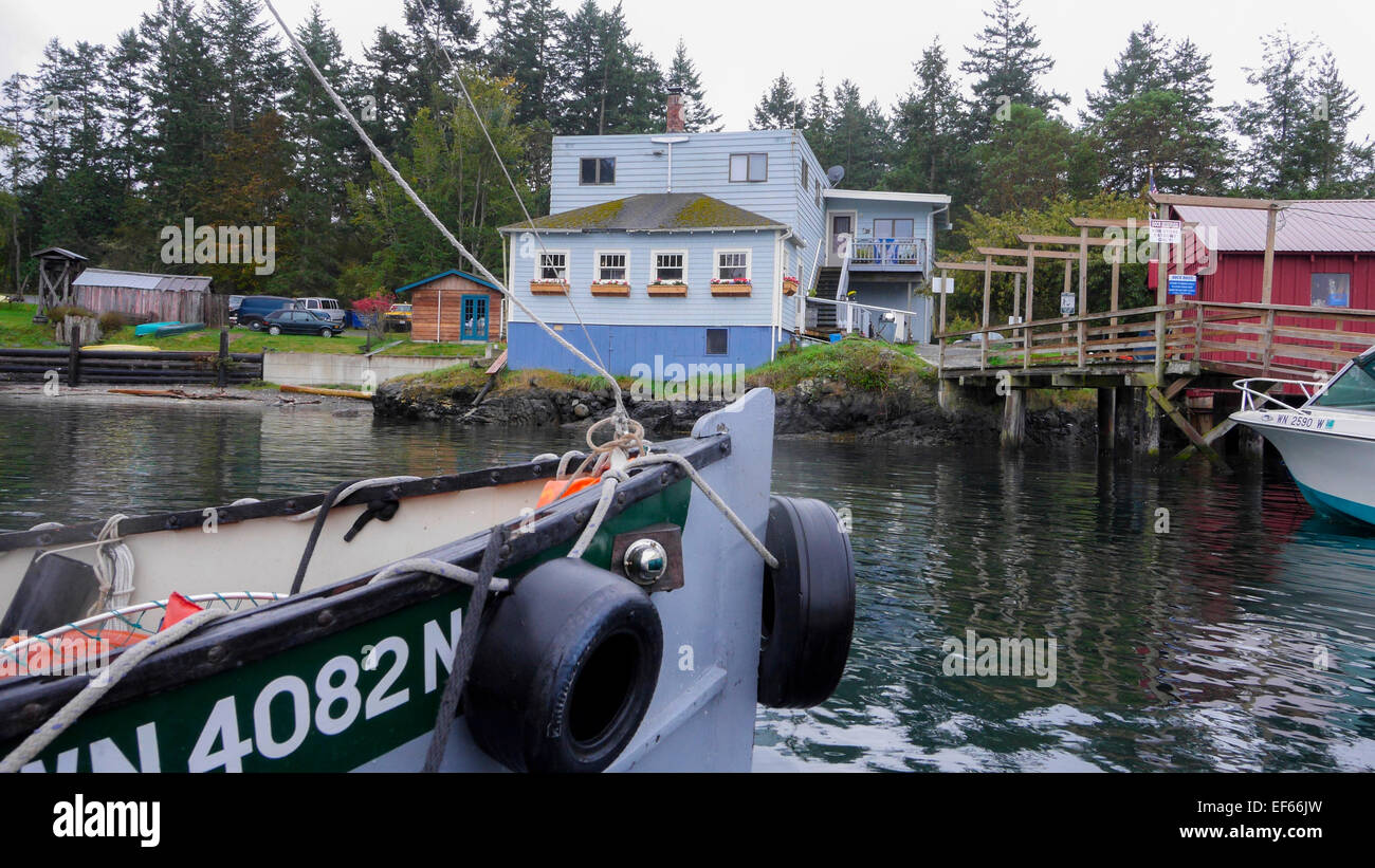 Shaw Island, Harbor, store,San Juan Islands, Puget Sound, Washington ...