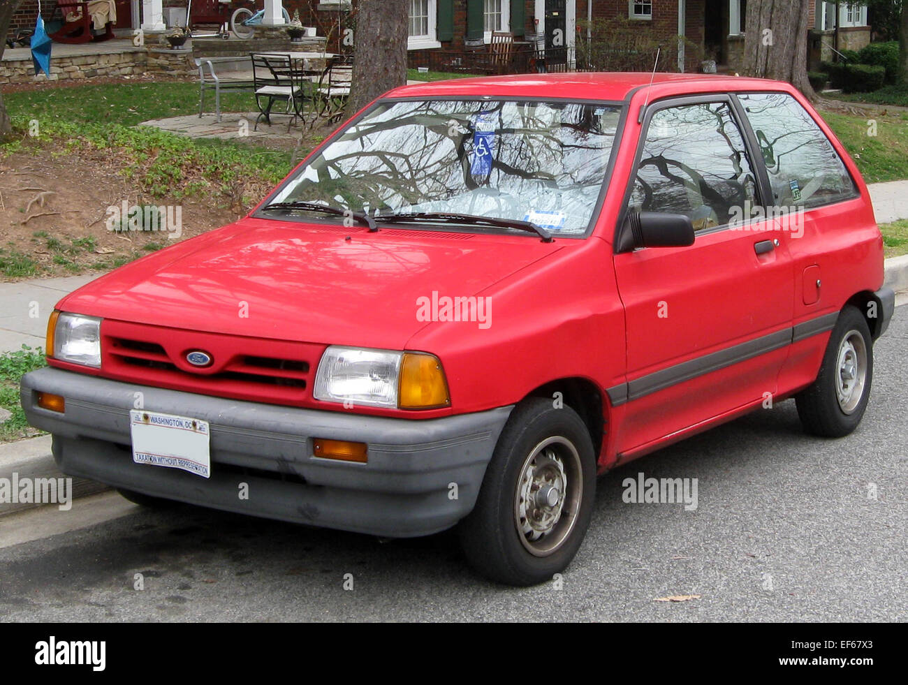 The 1990 Ford Festiva L Plus is a subcompact hatchback known for its ...