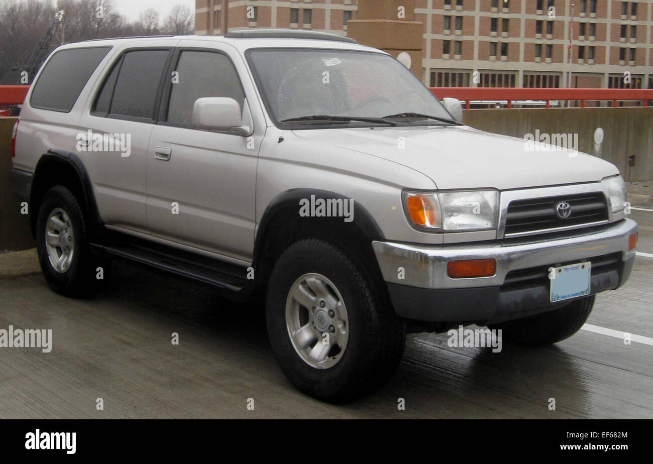 The 1996-1998 Toyota 4Runner is a compact SUV with rugged off-road ...